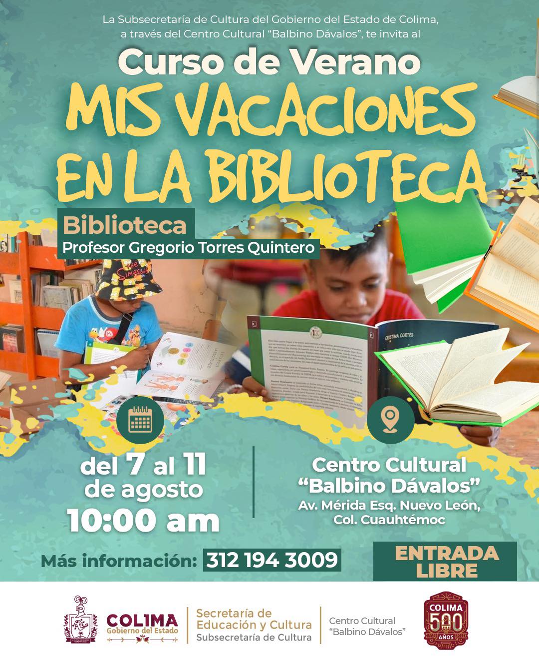 Mis vacaciones en la biblioteca