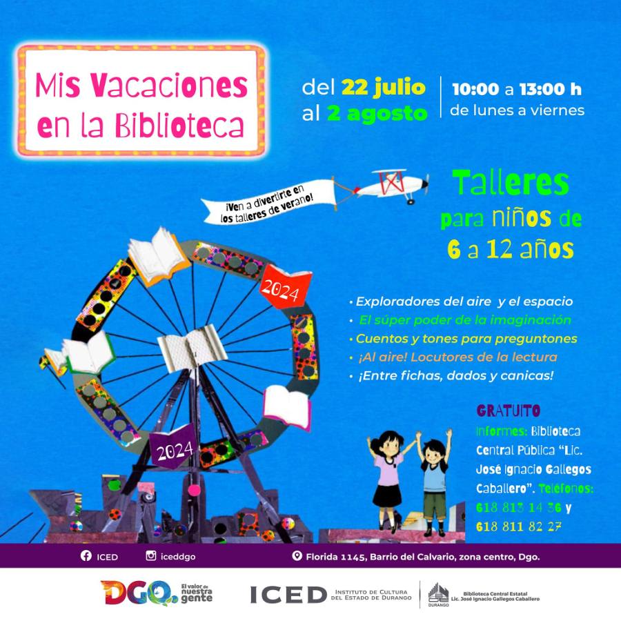 Mis vacaciones en la biblioteca