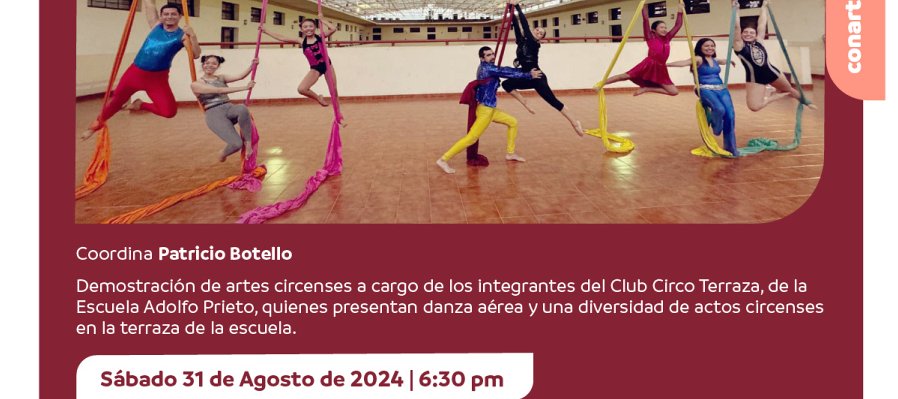 Varieté club circo terraza colores