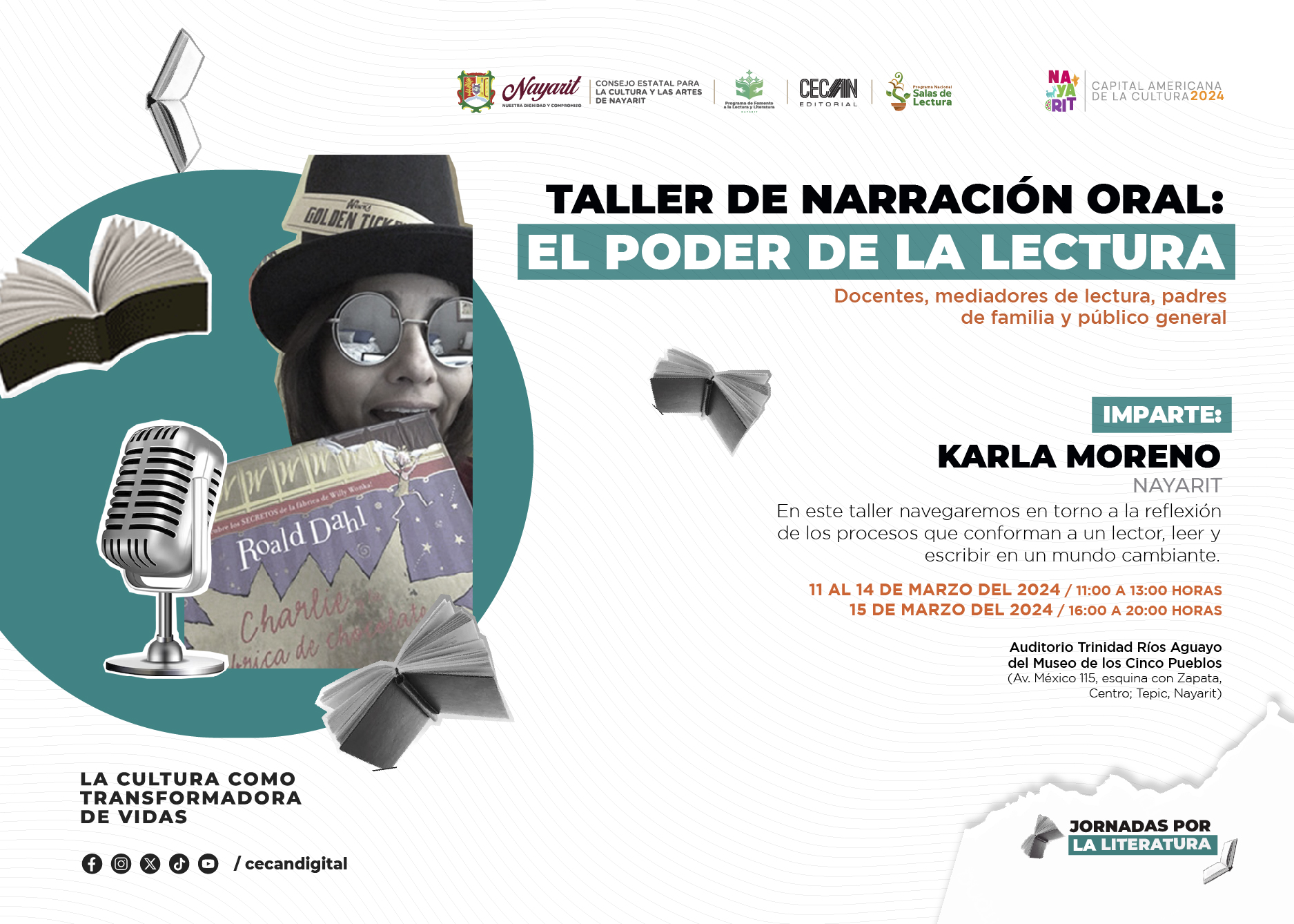 Taller de narración oral: El poder de la lectura