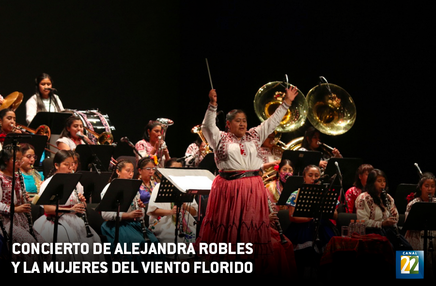Concierto: Alejandra Robles y las Mujeres del Viento Florido