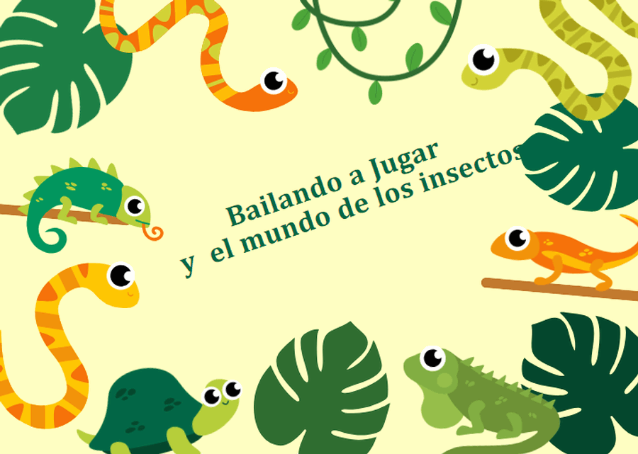Bailando a jugar y el mundo de los insectos