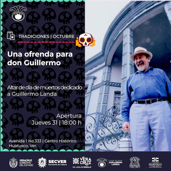 Una ofrenda para don Guillermo