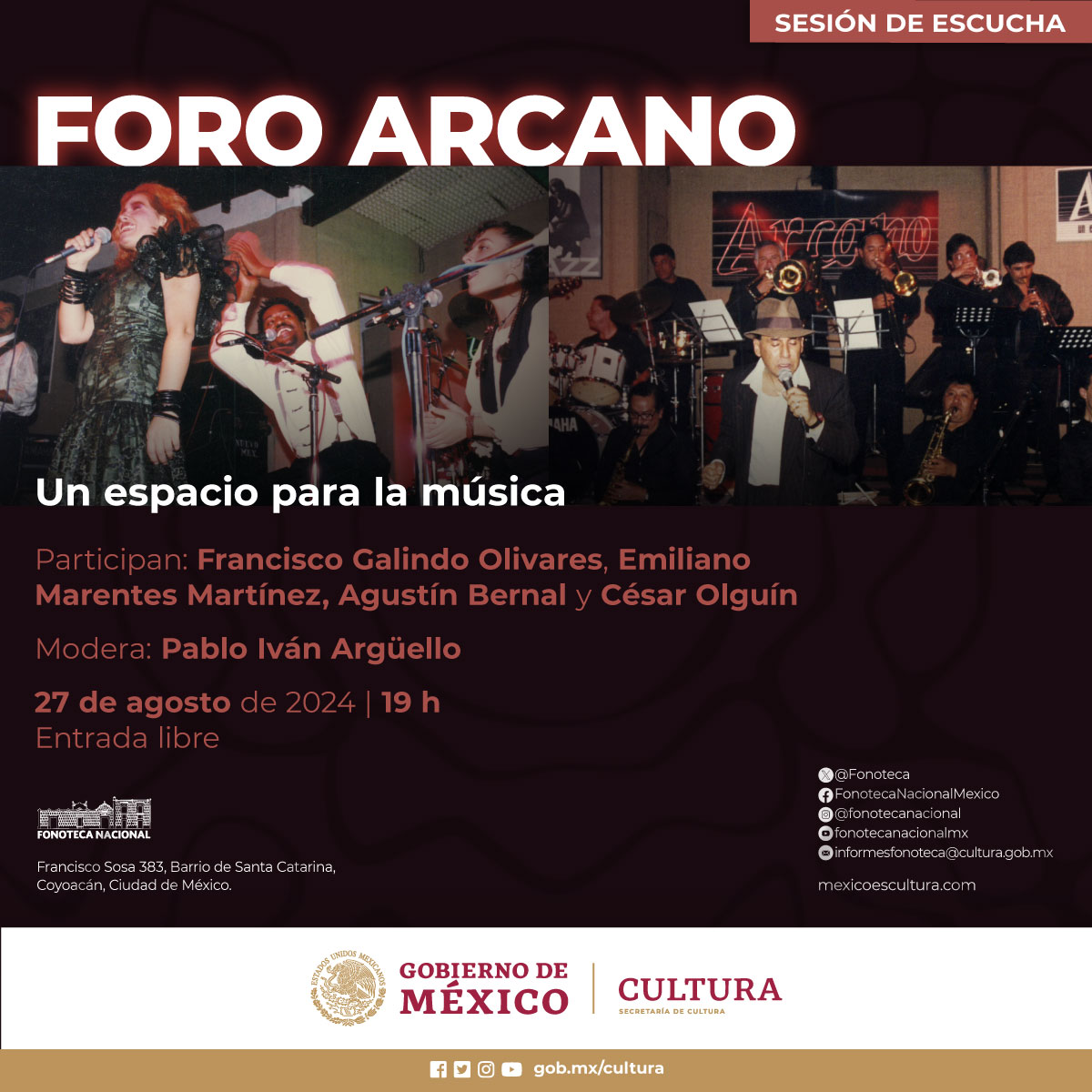Foro Arcano, un espacio para la música