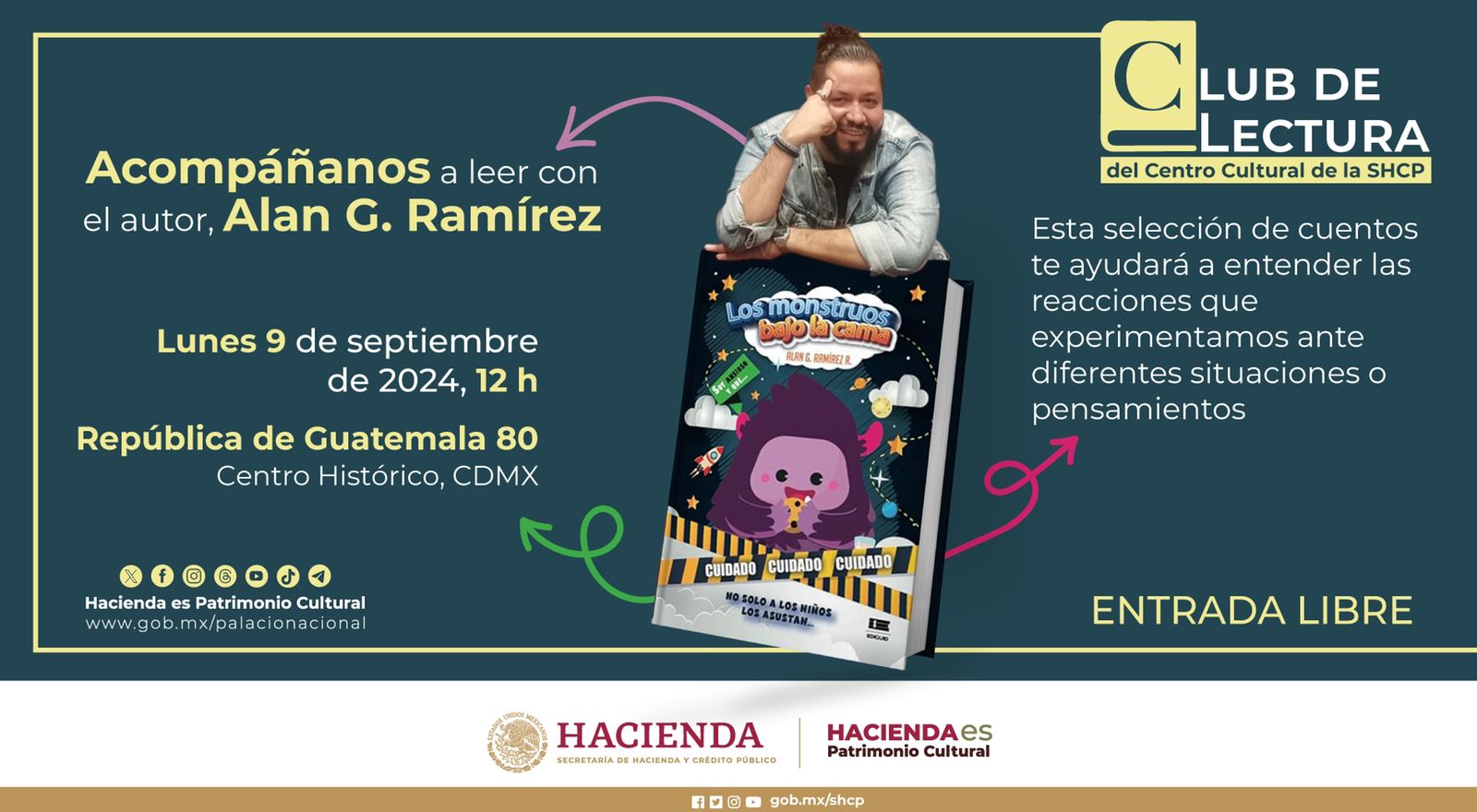Club de Lectura de la SHCP | Los monstruos bajo la cama