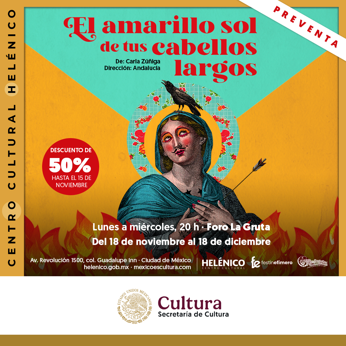 El amarillo sol de tus cabellos largos