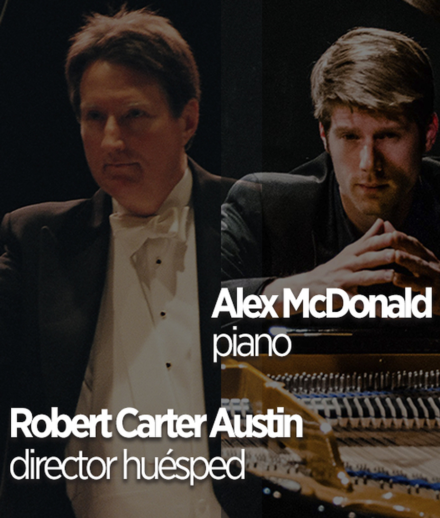 Temporada Enero-Junio de la OSY con Alex McDonald y Robert Carter Austin