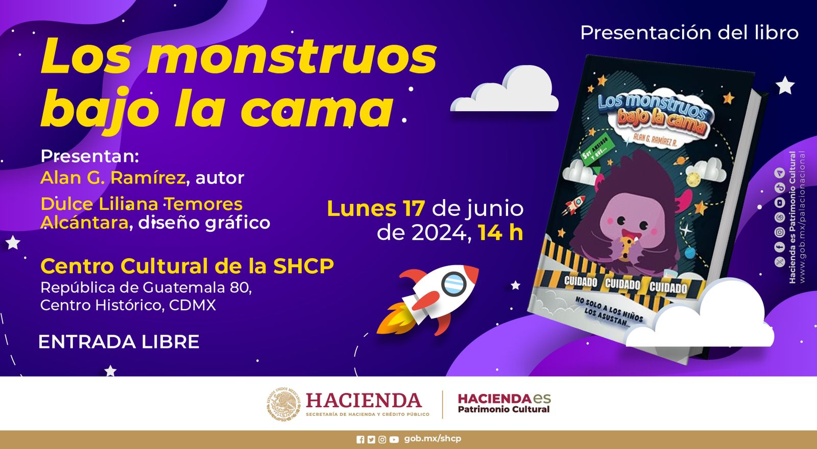 Presentación de libro | Los monstruos bajo la cama