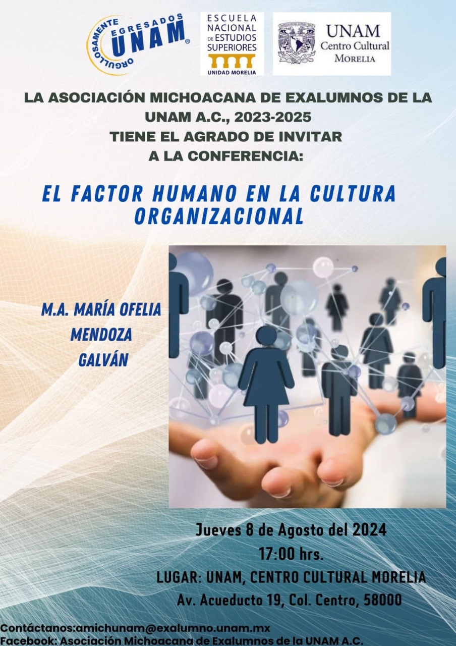 Conferencia: El factor humano en la cultura organizacional